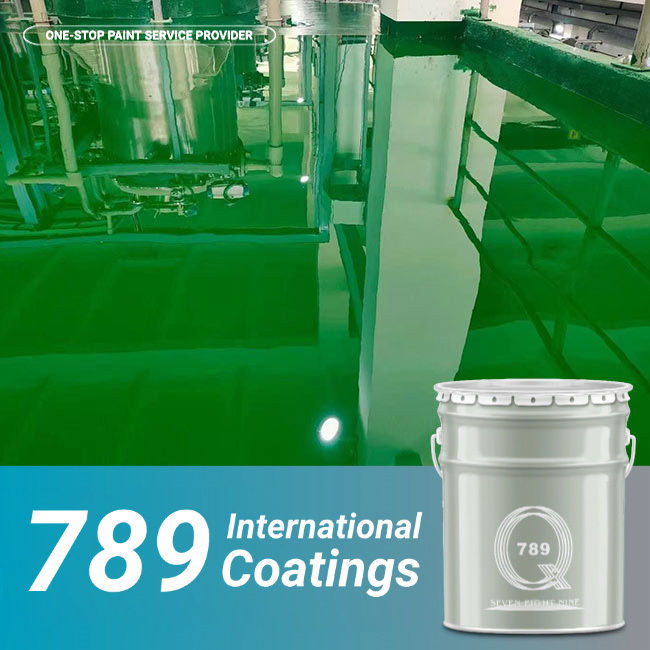 Commercial Epoxy Floor Finish Eco-Friendly Formula Drying Time 4-6 ...